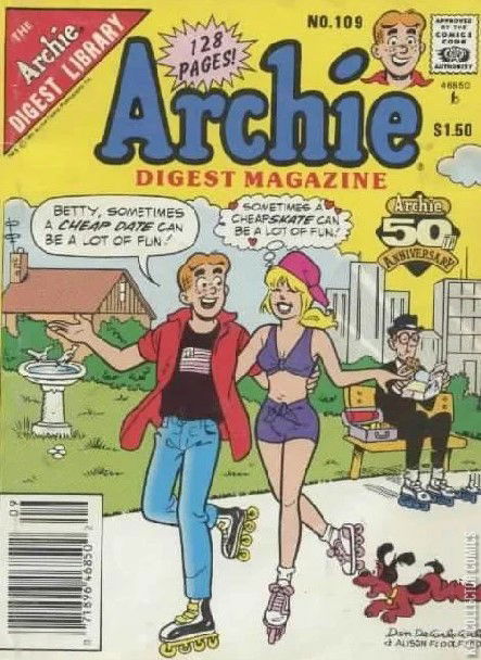 Archie Comics Digest #109 Published August 1991 | Key C
