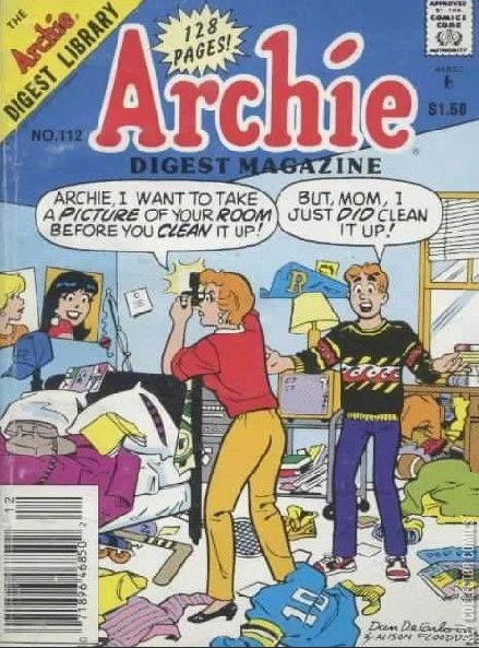 Archie Comics Digest #112 Published January 1992 | Key