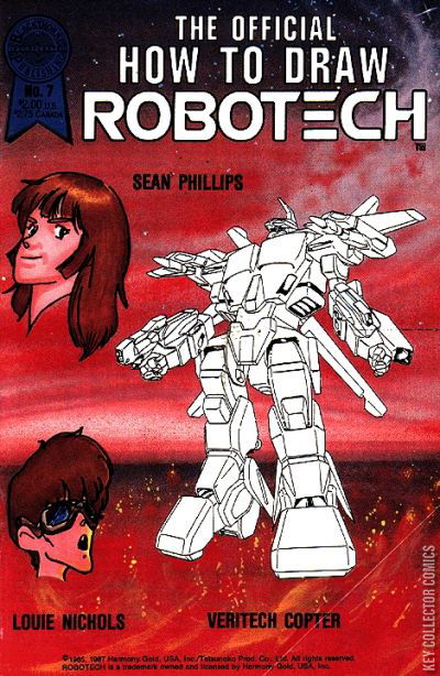 The Official How To Draw Robotech #7 Published September 198