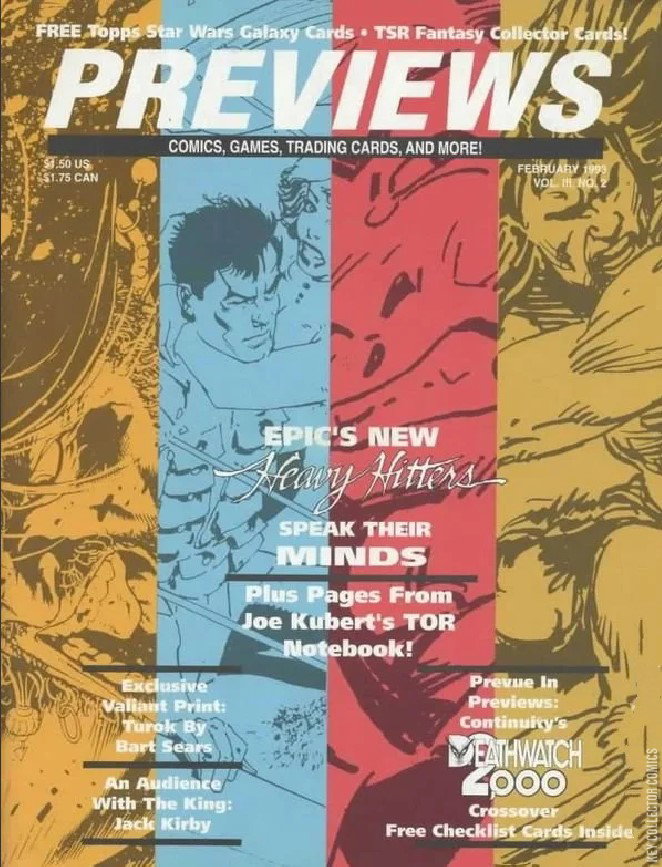 Previews #2 Published February 1993 | Key Collector Comics