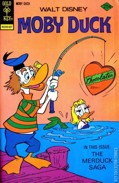Walt Disney Moby Duck #23 Published July 1976 | Key Col