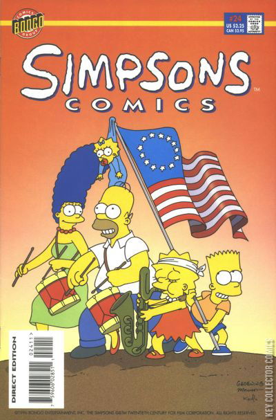Simpsons Comics #24 Published September 1996 | Key Coll