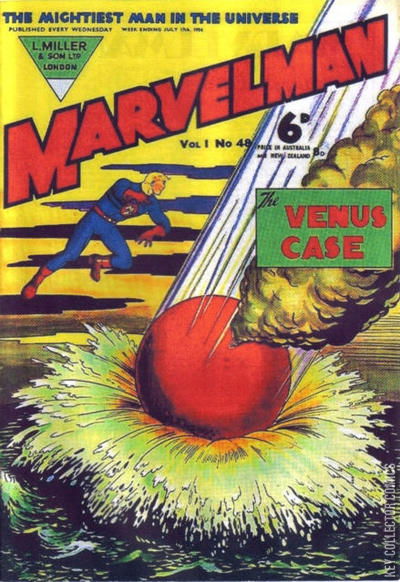 Marvelman #48 UK Edition Published July 1954 | Key Col
