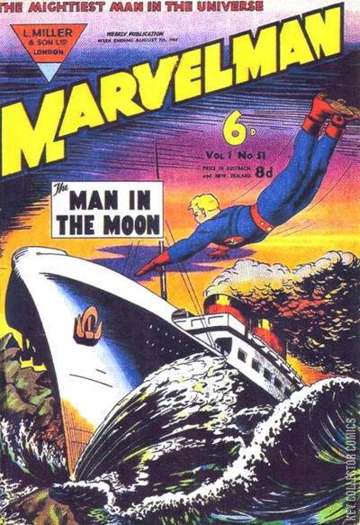 Marvelman #51 UK Edition Published August 1954 | Key C