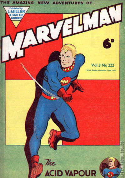 Marvelman #222 UK Edition Published November 1957 | Ke