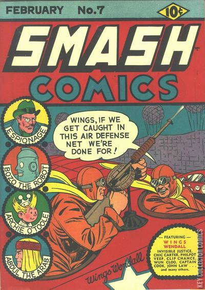Smash Comics #7 Published December 1939 | Key Collector