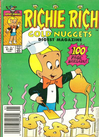 Richie Rich Gold Nuggets Digest #2 Published January 19