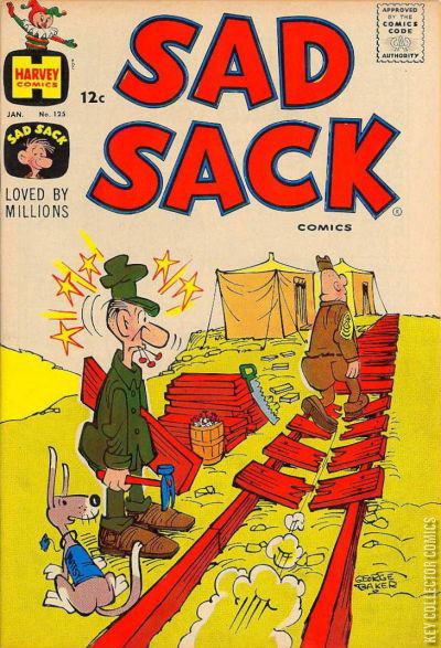 Sad Sack Comics #125 Published December 1969 | Key Coll