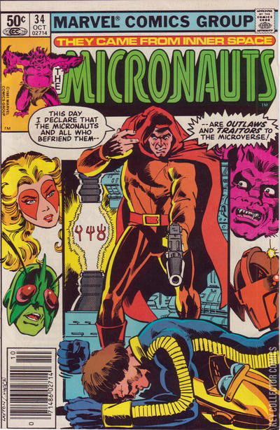 Micronauts #34 Newsstand Published October 1981 | Key