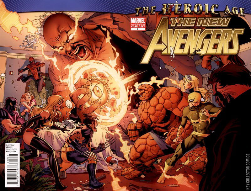 New Avengers #2 2nd Print Published July 2010 | Key Co