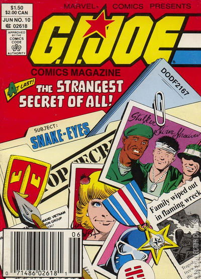 G.I. Joe Comics Magazine #10 Published June 1988 | Key