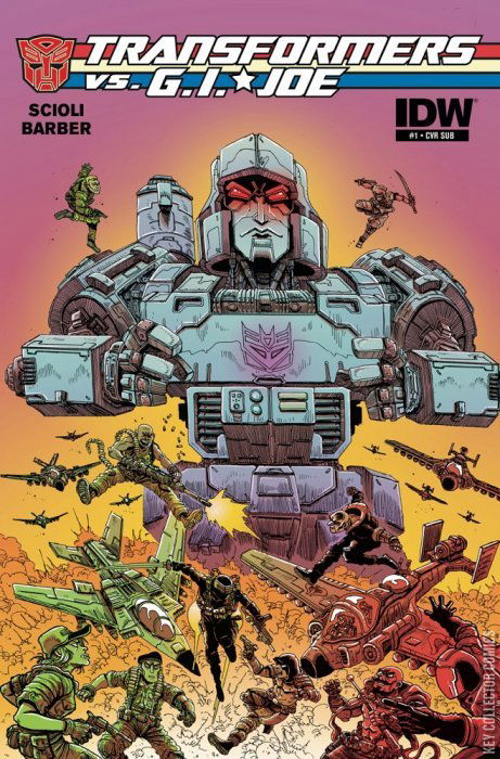 Transformers vs. G.I. Joe #1 Variant Published July 20