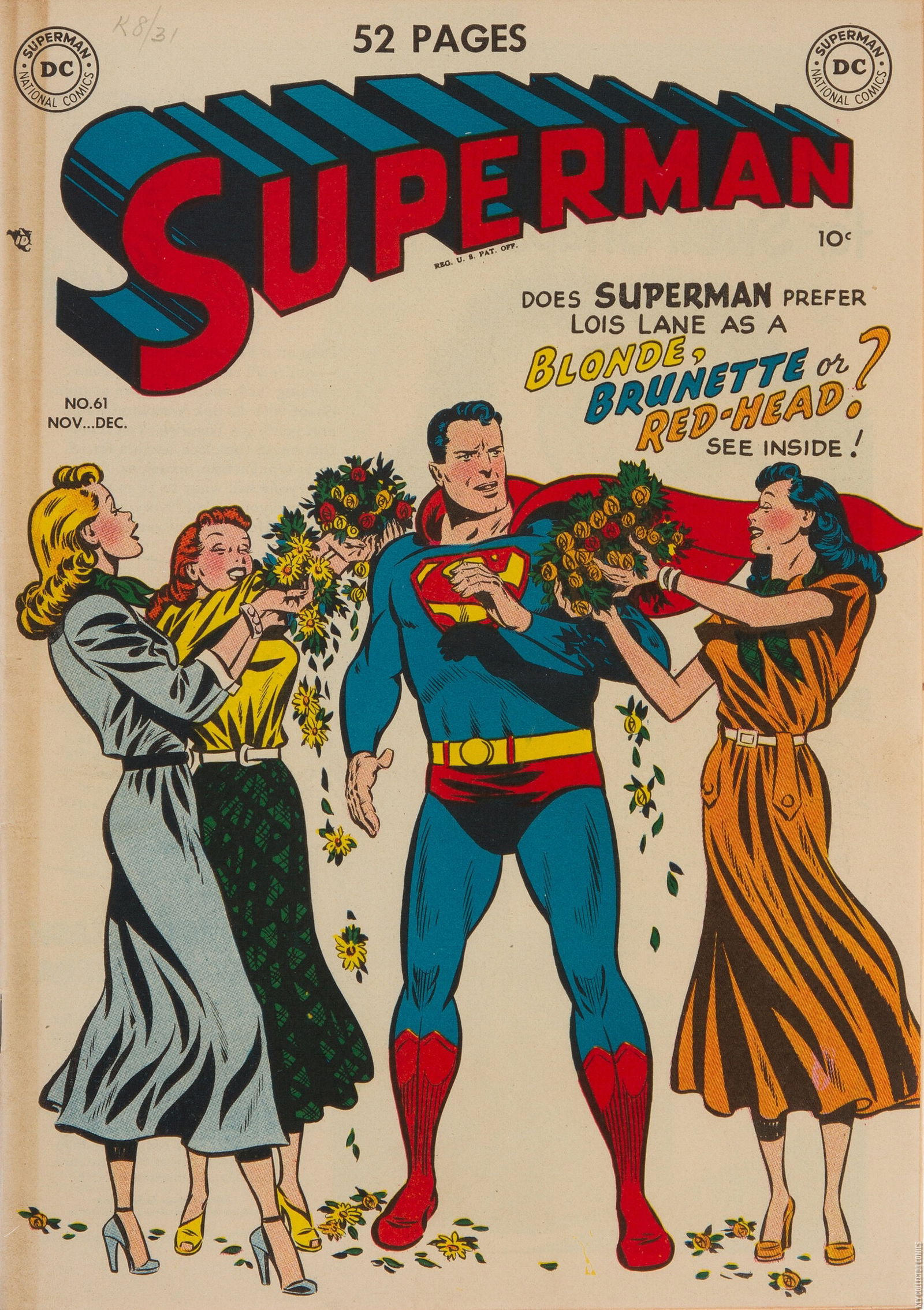 Superman #61 Published November 1949 | Key Collector Comics