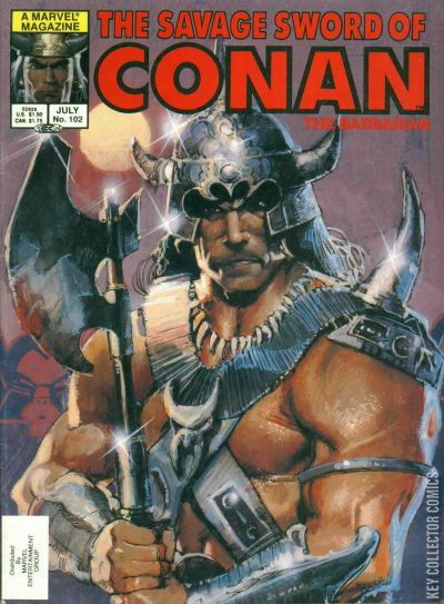 Savage Sword of Conan #102 Published July 1984 | Key Co