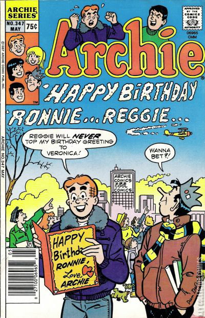 Archie Comics #347 Published May 1987 | Key Collector Comics