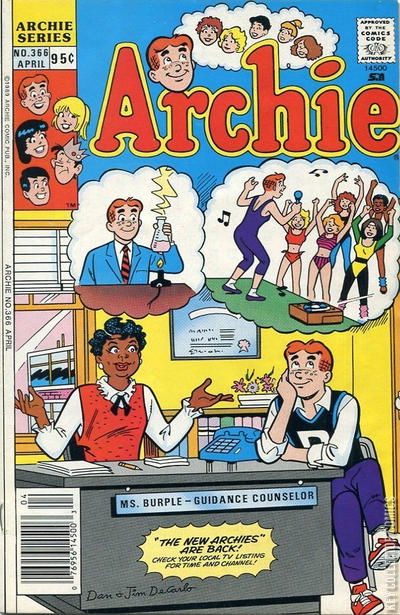 Archie Comics #366 Published April 1989 | Key Collector