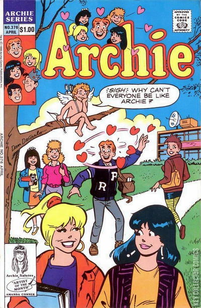 Archie Comics #376 Published April 1990 | Key Collector