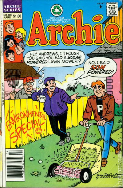 Archie Comics #398 Published April 1992 | Key Collector