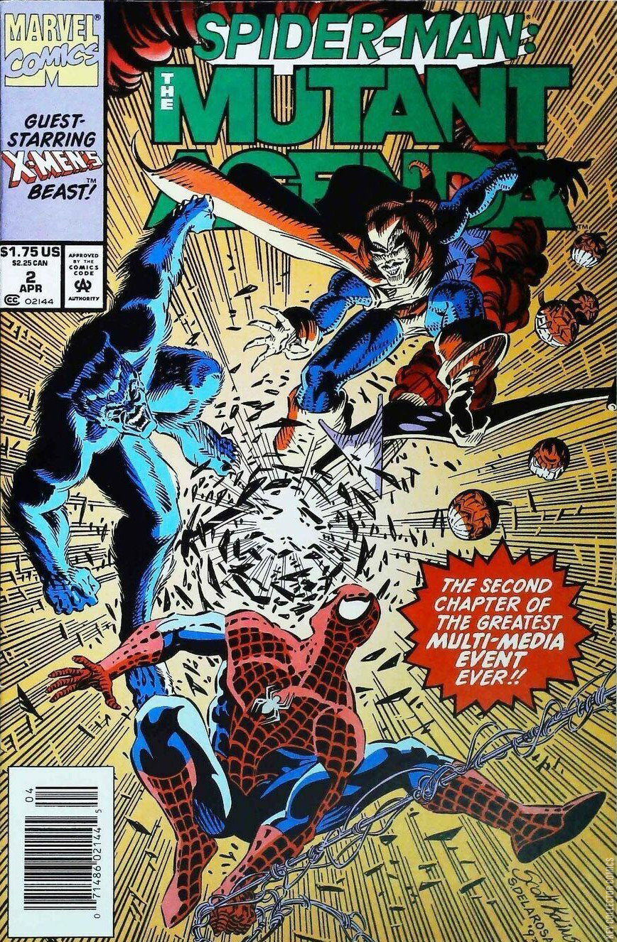 Spider-Man: The Mutant Agenda #2 Newsstand Published April
