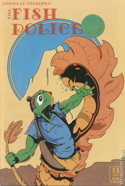 Fish Police #11 Published November 1987 | Key Collector