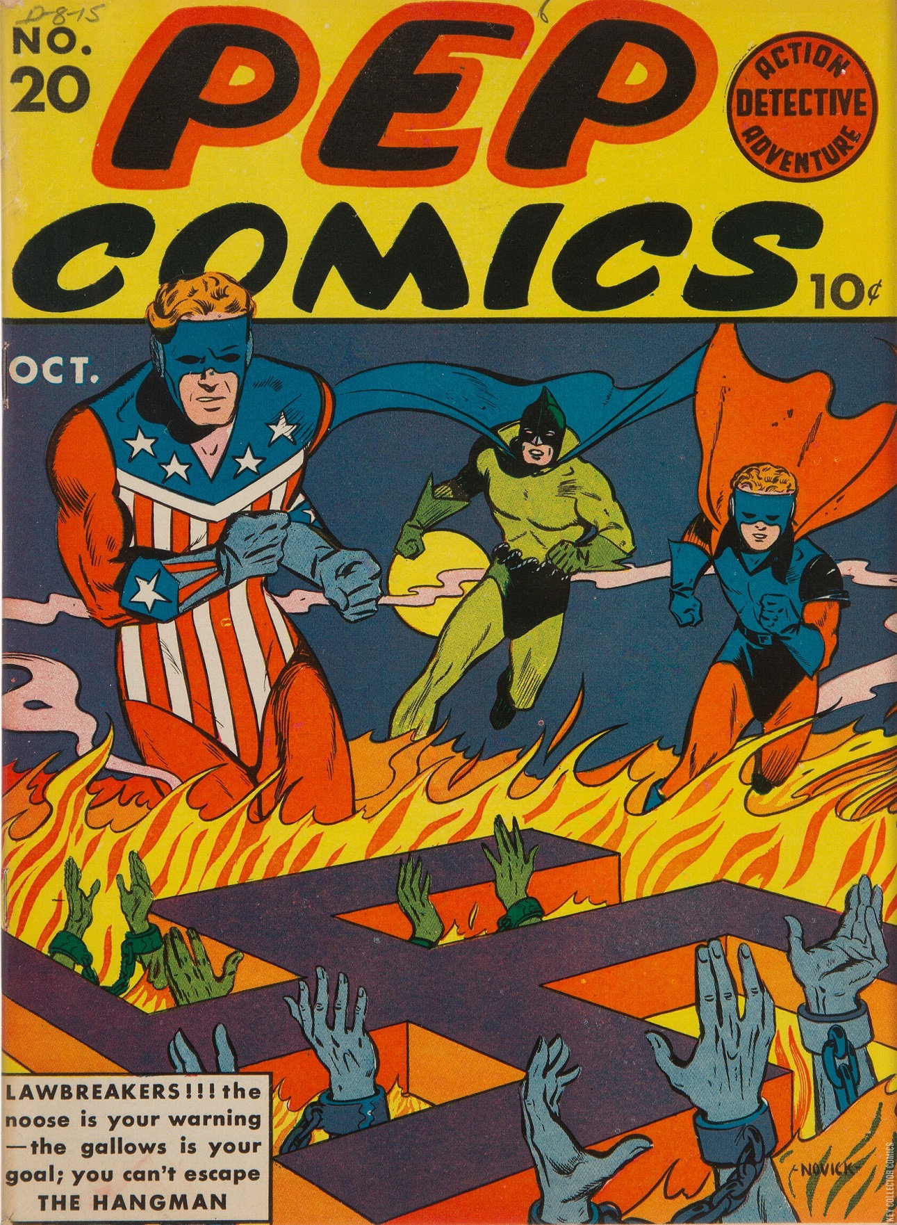 Pep Comics #20 Published October 1941 | Key Collector Comics