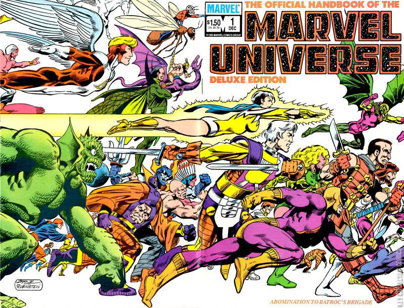 The Official Handbook of the Marvel Universe - Deluxe Edition by Marvel ...