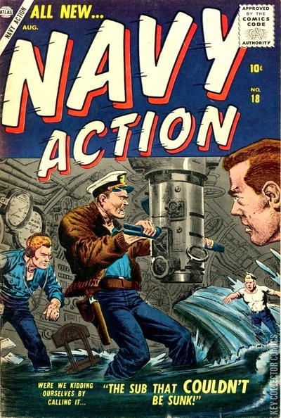Navy Action #18 Published August 1957 | Key Collector Comics