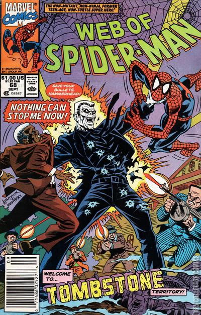 Web of Spider-Man #68 Newsstand Published September 19