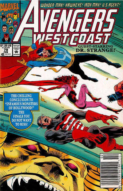 West Coast Avengers #79 Published February 1992 | Key