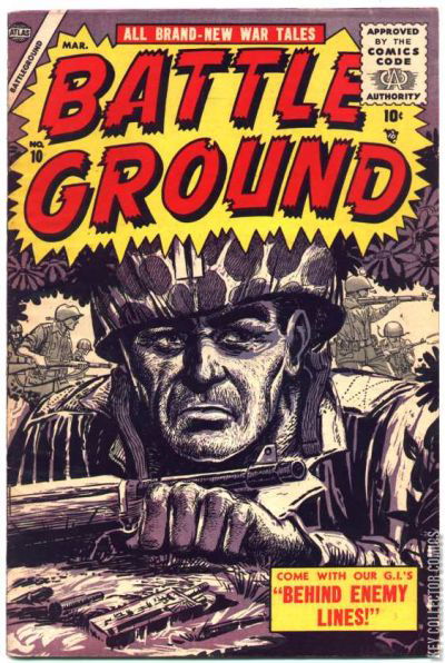 Battleground #10 Published March 1956 | Key Collector Comics