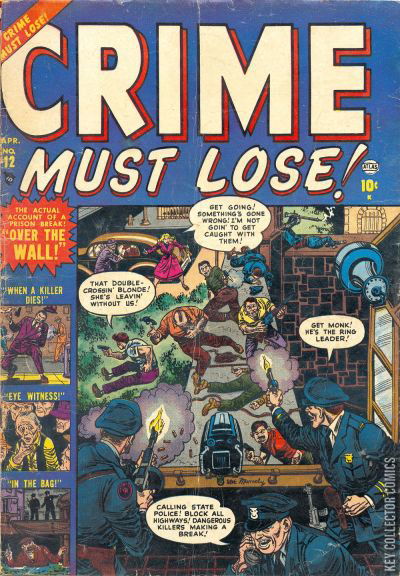 Crime Must Lose #12 Published April 1952 | Key Collecto