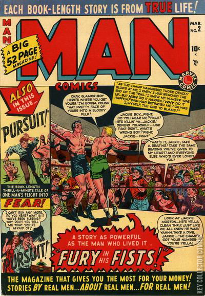 Man Comics #2 Published March 1950 | Key Collector Comics