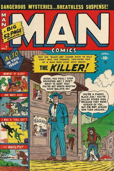 Man Comics #7 Published April 1951 | Key Collector Comics