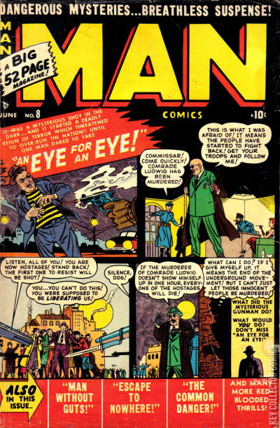 Man Comics #8 Published June 1951 | Key Collector Comics