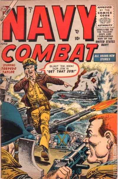 Navy Combat #7 Published June 1956 | Key Collector Comics