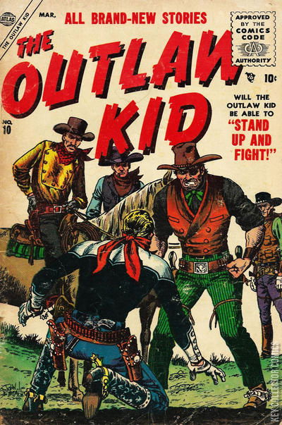 The Outlaw Kid #10 Published March 1956 | Key Collector