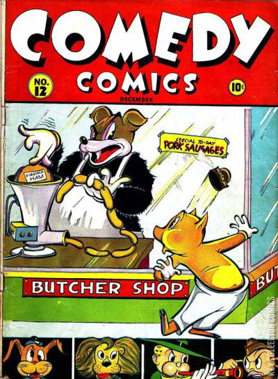 Comedy Comics #12 Published December 1942 | Key Collect