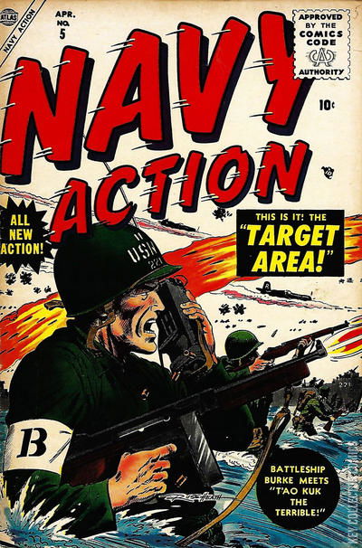 Navy Action #5 Published April 1955 | Key Collector Comics