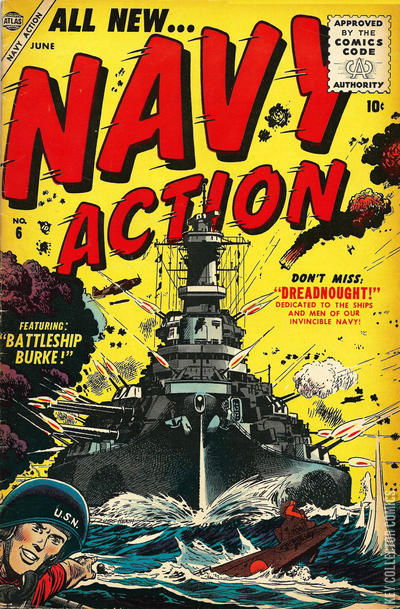 Navy Action #6 Published June 1955 | Key Collector Comics