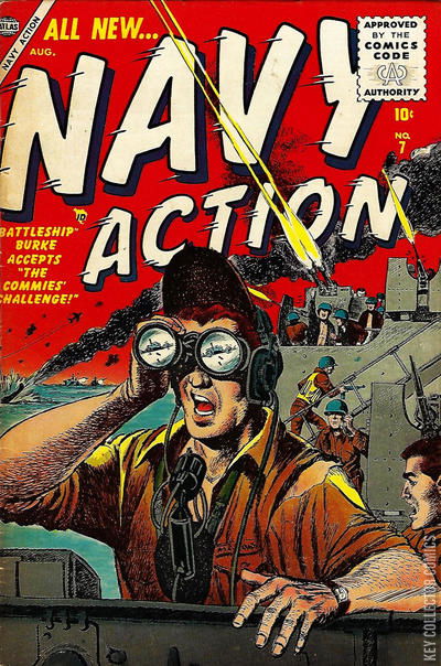 Navy Action #7 Published August 1955 | Key Collector Comics