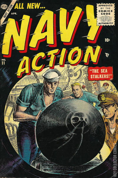 Navy Action #11 Published April 1956 | Key Collector Comics