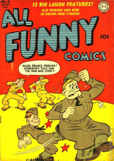 All Funny Comics #3 Published May 1944 | Key Collector