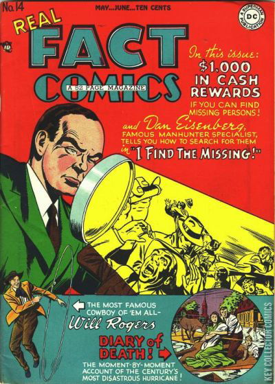 Real Fact Comics #14 Published June 1948 | Key Collecto
