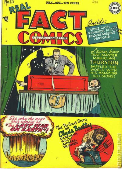 Real Fact Comics #15 Published August 1948 | Key Collec