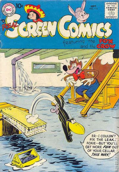 Real Screen Comics #114 Published September 1957 | Key