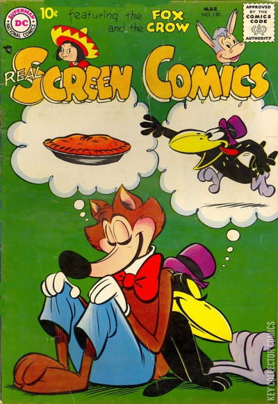 Real Screen Comics #120 Published March 1958 | Key Coll