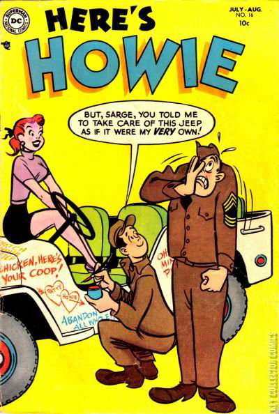Here's Howie Comics #16 Published August 1954 | Key Col