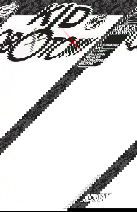 Kid Lobotomy #1 Blank Published October 2017 | Key Col