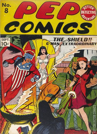 Pep Comics #8 Published September 1940 | Key Collector