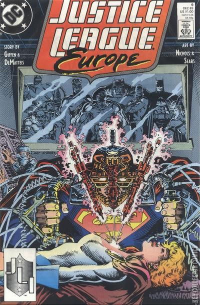 Justice League Europe #9 Published December 1989 | Key